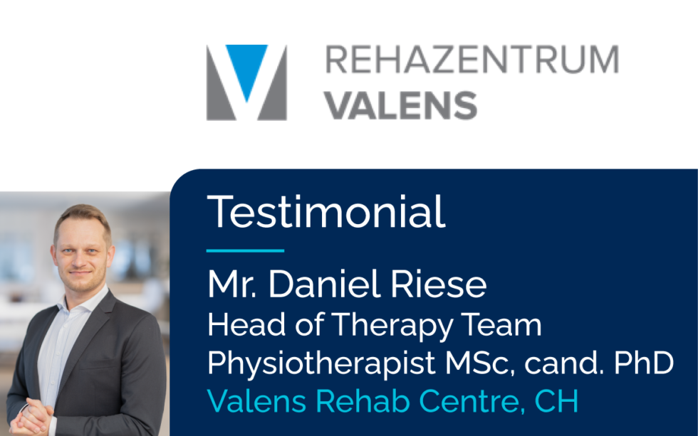 Mr Daniel Riese - Head of Therapy Team - Valens Rehab Center, CH